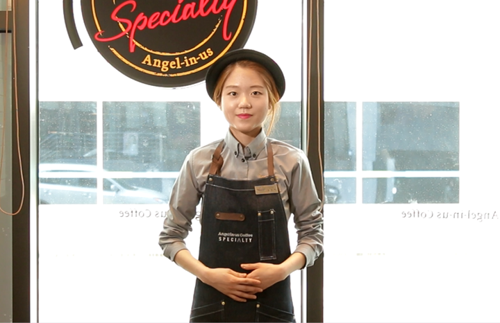 기분 좋은 향을 책입집니다 엔제리너스커피 바리스타를 만나다 롯데 공식블로그